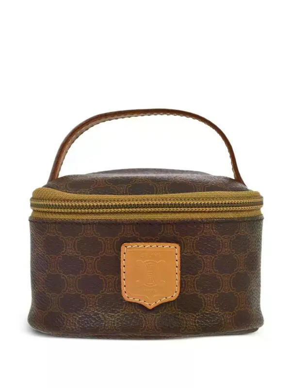 Celine 1990-2000s Macadam Vanity Handbag