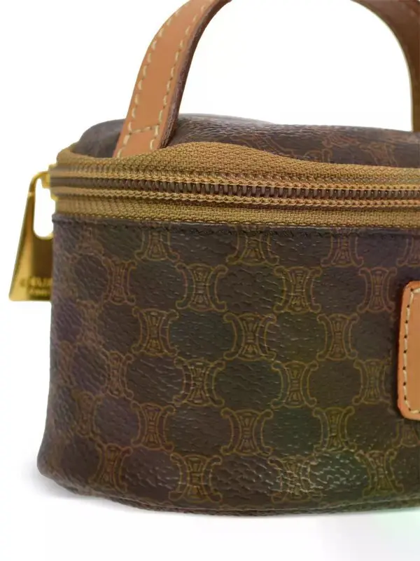 Celine 1990-2000s Macadam Vanity Handbag