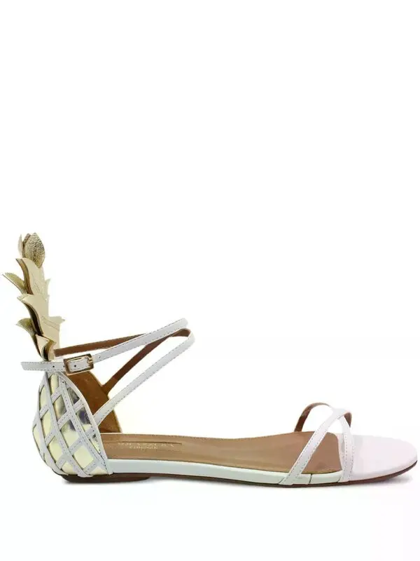 AQUAZZURA Pina Colada Flat Sandals