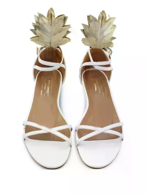 AQUAZZURA Pina Colada Flat Sandals