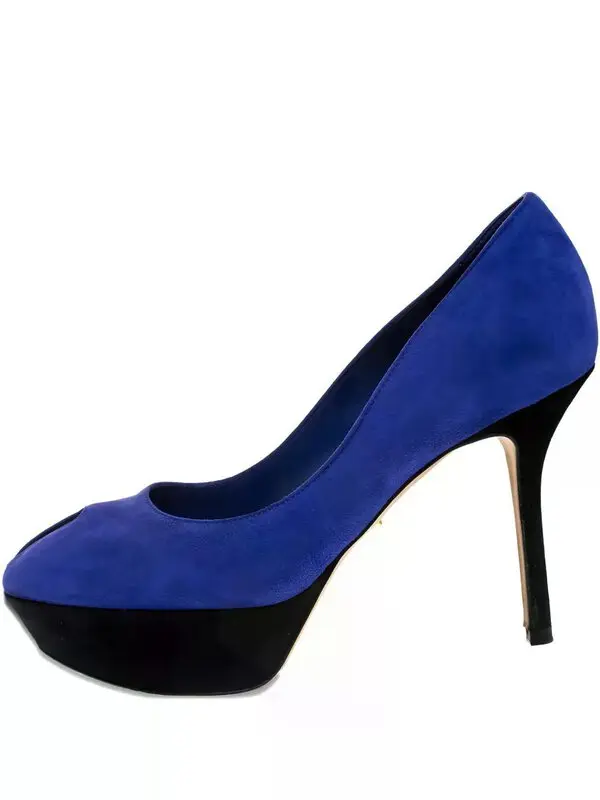 SERGIO ROSSI 100mm Cachet Peep-toe Platform Pumps