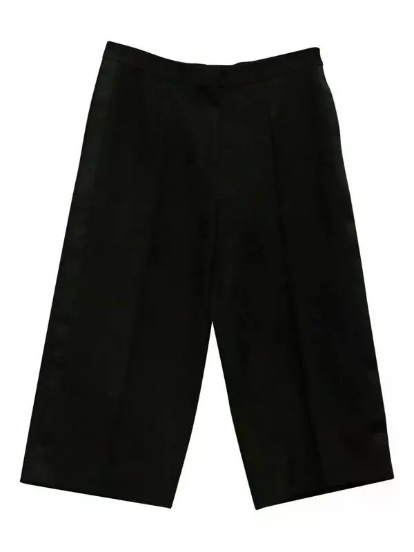 Valentino Garavani Wide-leg Side-stripe Trousers - Black