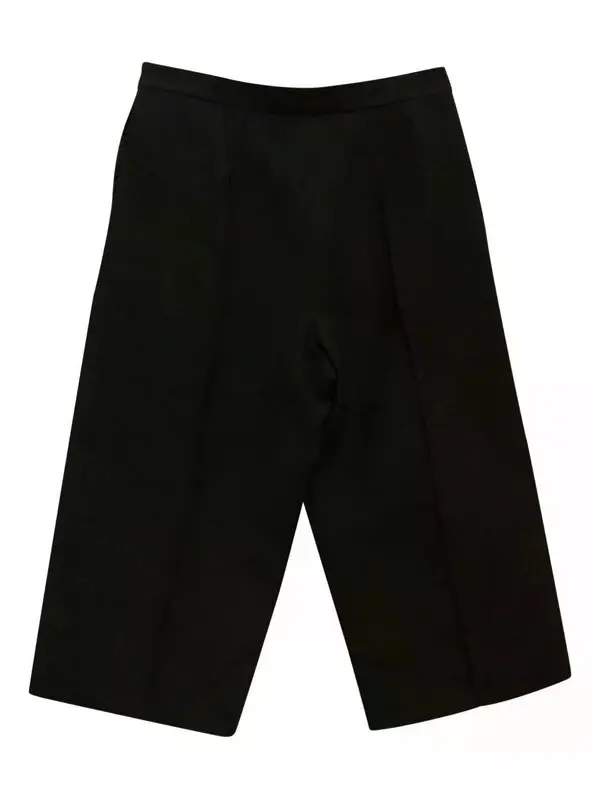 Valentino Garavani Wide-leg Side-stripe Trousers - Black