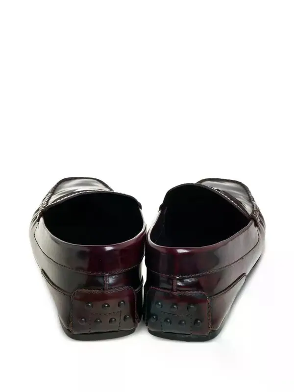 TOD'S X Ferrari Penny Loafers - Red