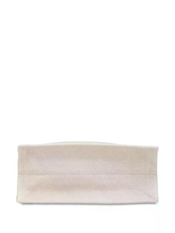 Saint Laurent 2022 Canvas Rive Gauche North South Tote Bag - Brown
