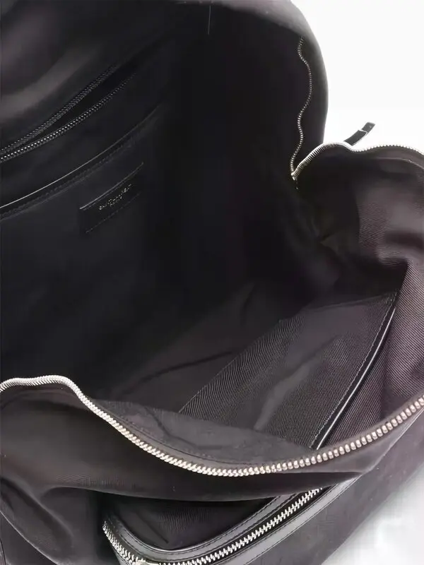 Saint Laurent Pre-owned 20s Leather-trimmed Backpack