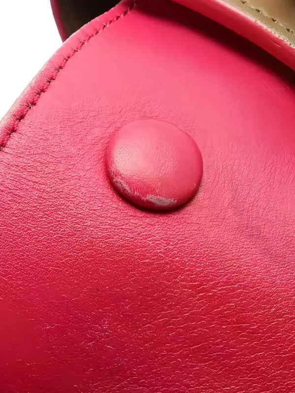Celine 2000s Small Trapeze Leather Tote Bag
