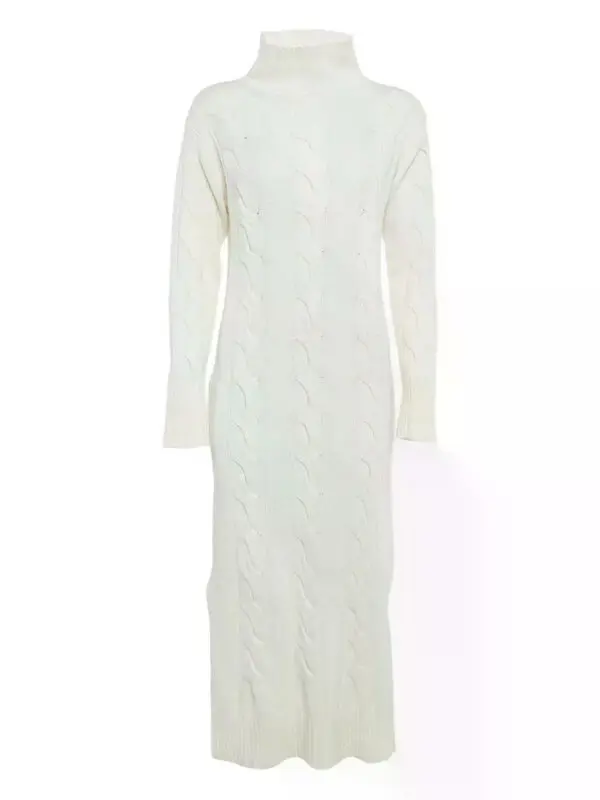 8 BY YOOX Cable-knit High-neck Dress