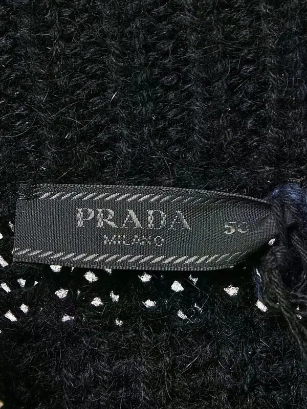 Prada Rib-knit Zip-up Cardigan