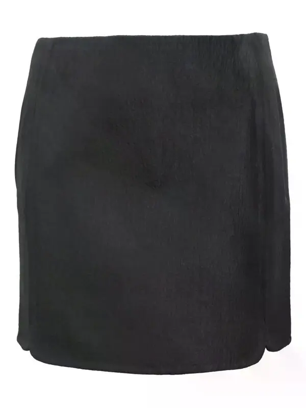 Balenciaga Crinkled-texture Mini Skirt