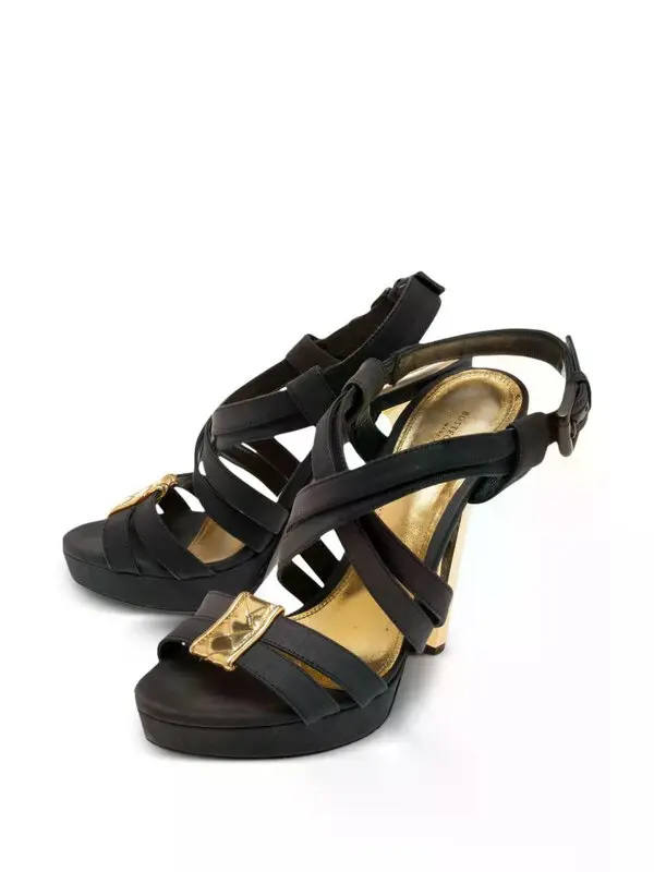 Bottega Veneta 130mm Platform Cross-strap Sandals
