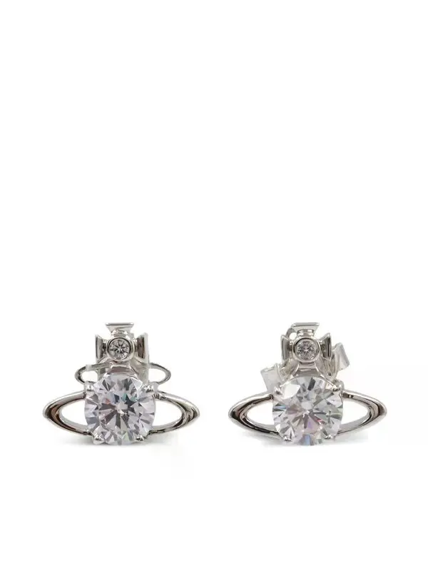 VIVIENNE WESTWOOD Reina Stud Earrings - Silver