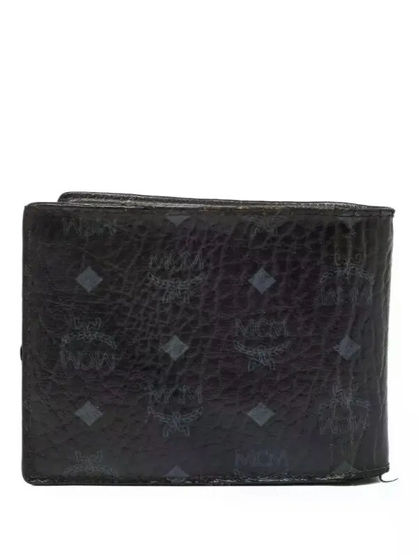 Mcm Monogram Leather Wallet