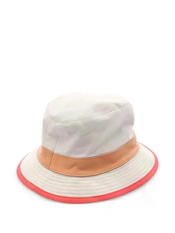 Hermès 2000s Cotton Bucket Hat - Neutrals