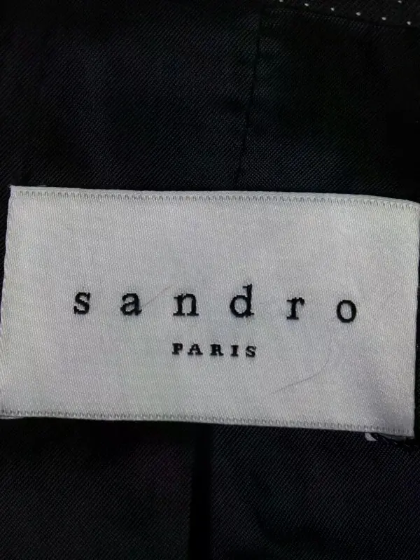 Sandro Polka-dot Double-breasted Blazer