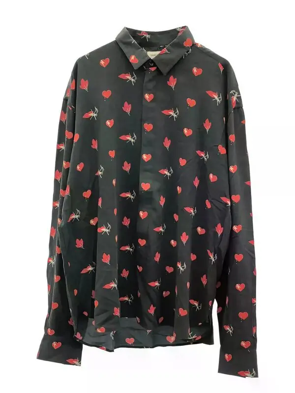 Saint Laurent 2000s Heart-print Shirt