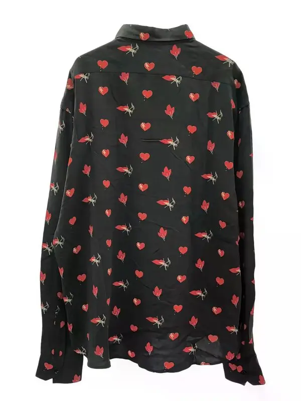 Saint Laurent 2000s Heart-print Shirt