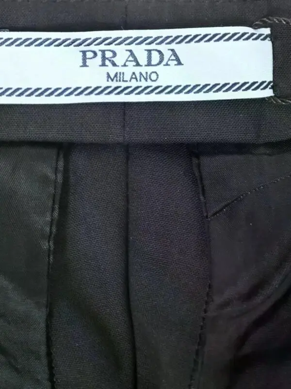 Prada High-rise Bell Trousers