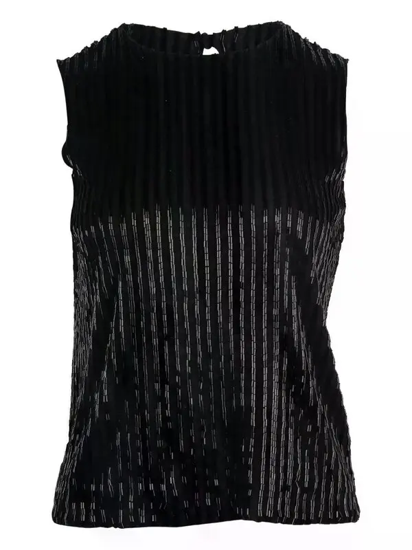 Diane Von Furstenberg Beaded Sleeveless Top