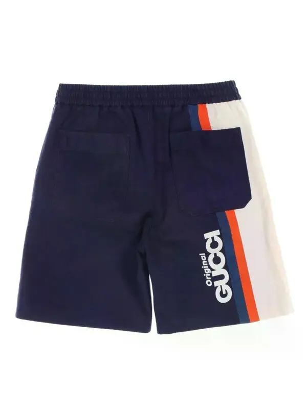 Gucci 2000s Side-stripe Track Shorts