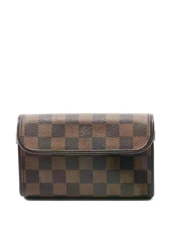 LOUIS VUITTON Damier Ebène Pochette Florentine Belt Bag