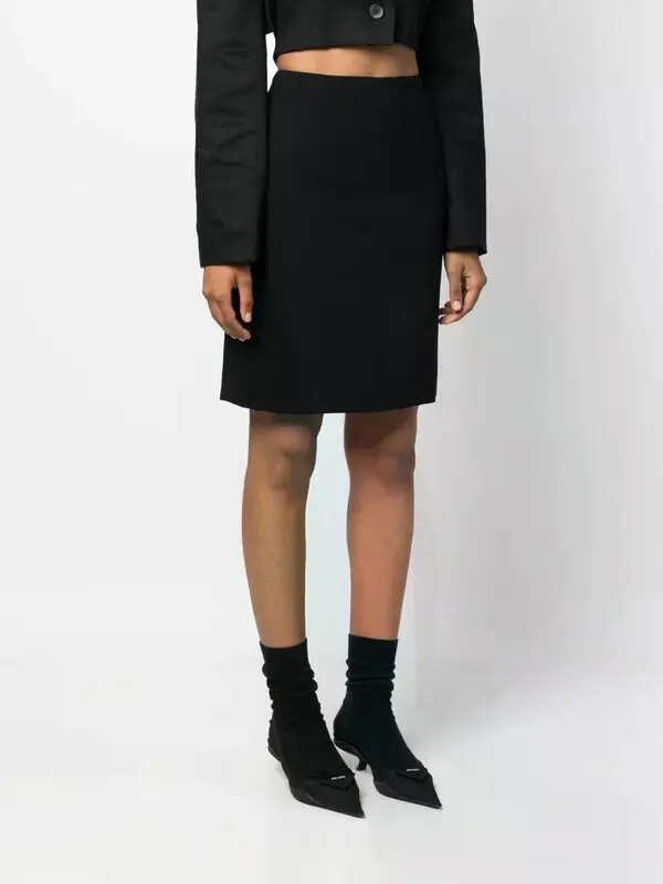 Dior 2000s Pencil Wool Skirt