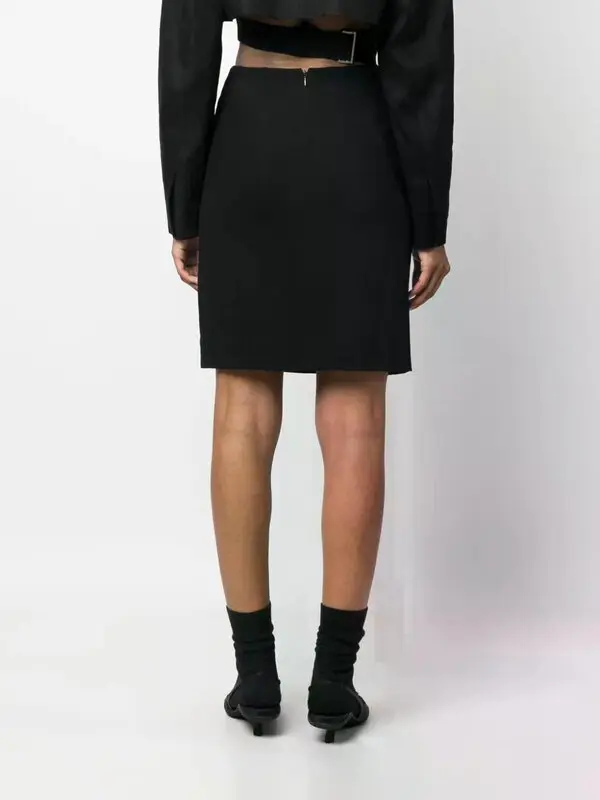 Dior 2000s Pencil Wool Skirt