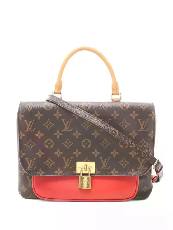 LOUIS VUITTON 2018 Marignan Monogram Padlock Handbag