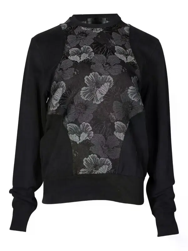 Alexander McQueen Floral-jacquard Sweater