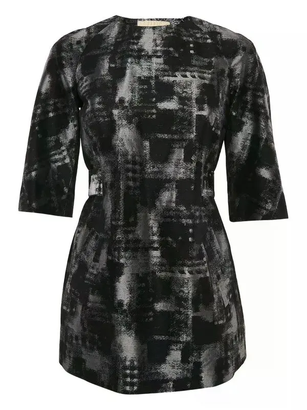 Michael Kors Abstract-print Belted Tunic