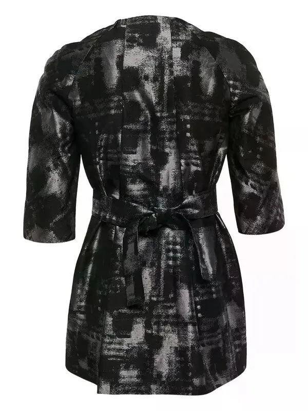 Michael Kors Abstract-print Belted Tunic