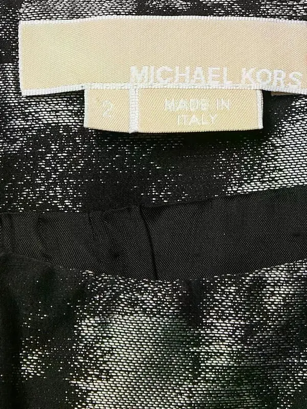 Michael Kors Abstract-print Belted Tunic