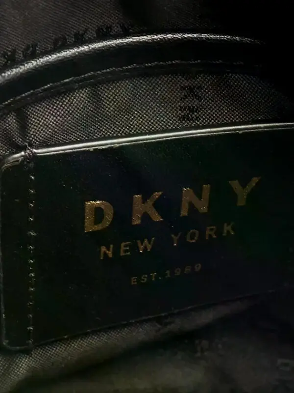Dkny Vintage Monogram Crossbody Bag - Black