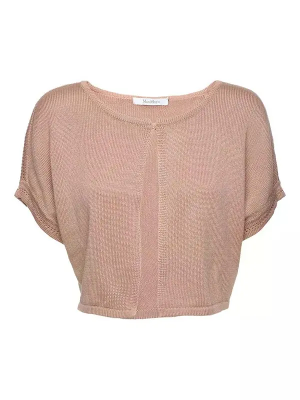 Max Mara Short-sleeve Knitted Top