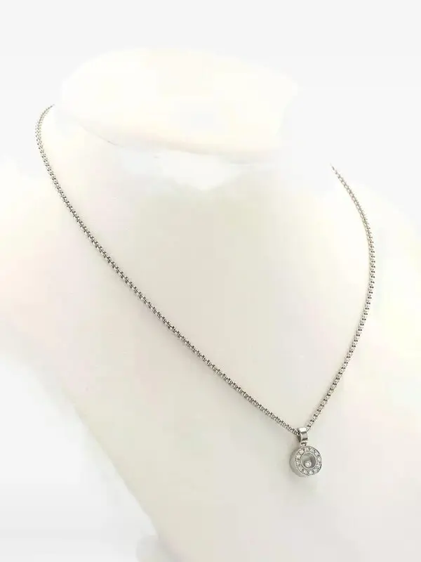 Chopard 2020s White Gold Diamond Necklace