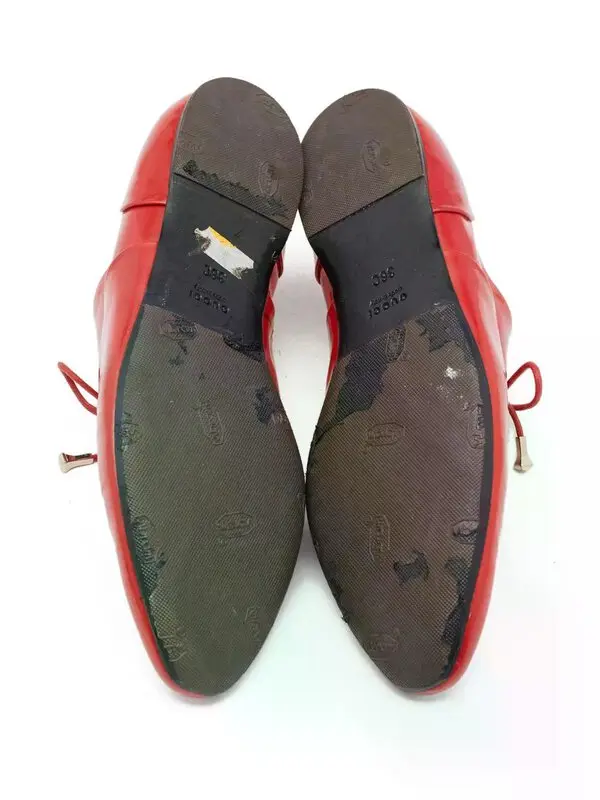 Gucci Patent Leather Lace Shoes