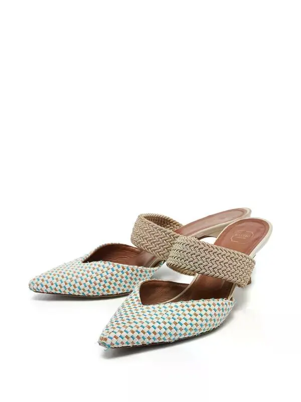 MALONE SOULIERS Woven Strap Mules