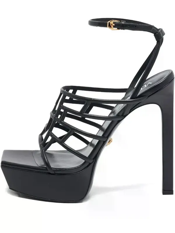 Versace 160mm Leather Heeled Sandals