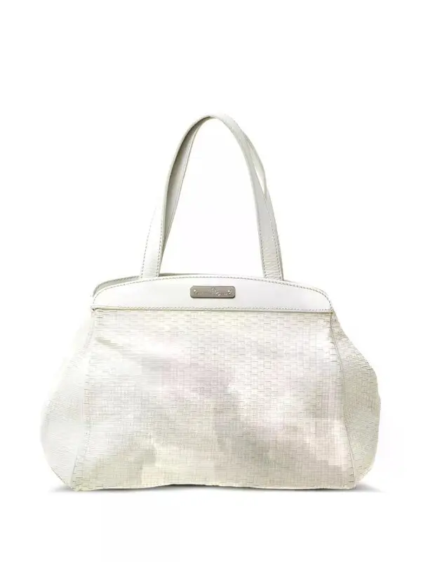 AIGNER Woven-texture Tote Bag