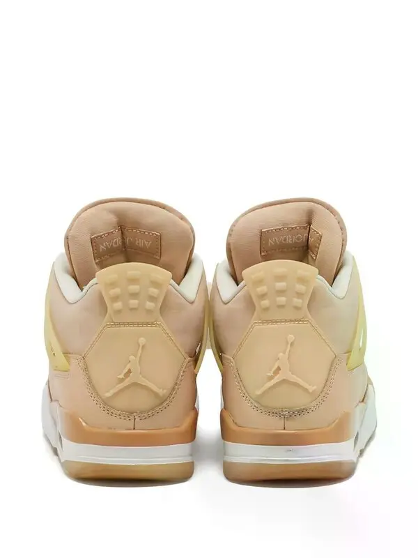 JORDAN Air 4 Mesh-panelled Low-top Sneakers - Neutrals