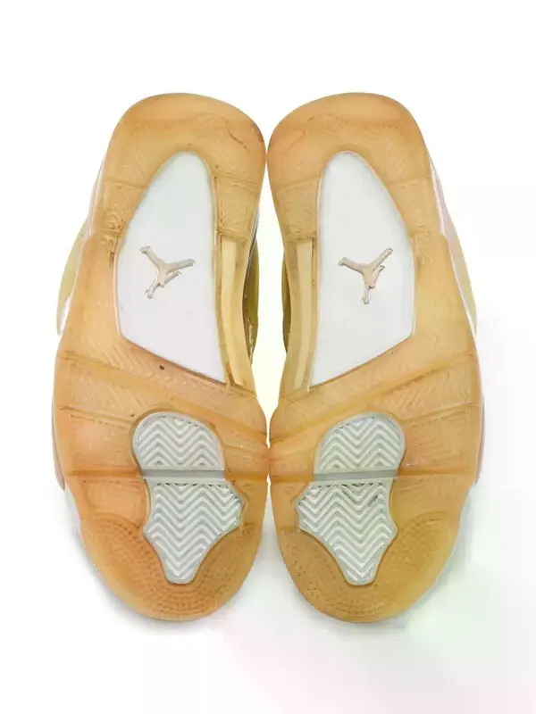 JORDAN Air 4 Mesh-panelled Low-top Sneakers - Neutrals