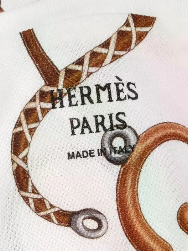 Hermès 2010s Bridle-pattern Dress