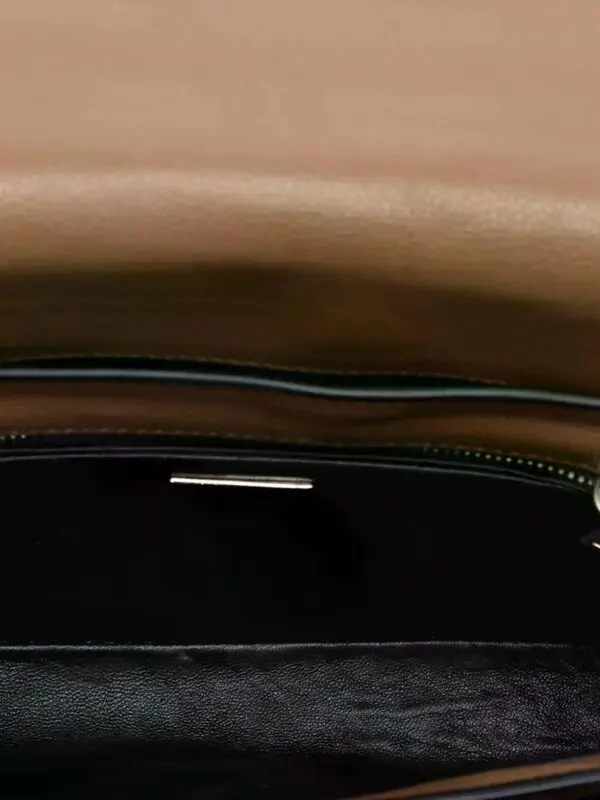 Prada Glace Calf Arcade Crossbody Bag - Brown