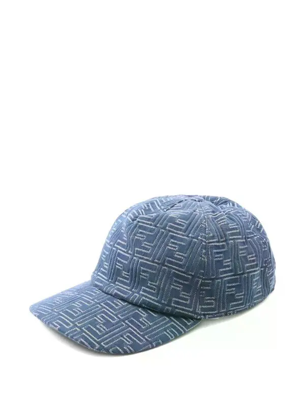 Fendi Ff-motif Cap - Blue