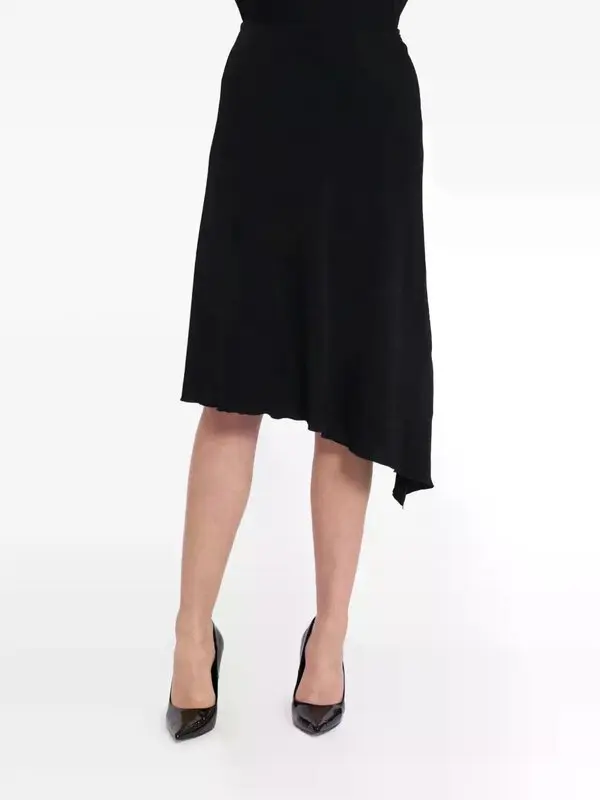 Emporio Armani 2000s Asymmetric Midi Skirt
