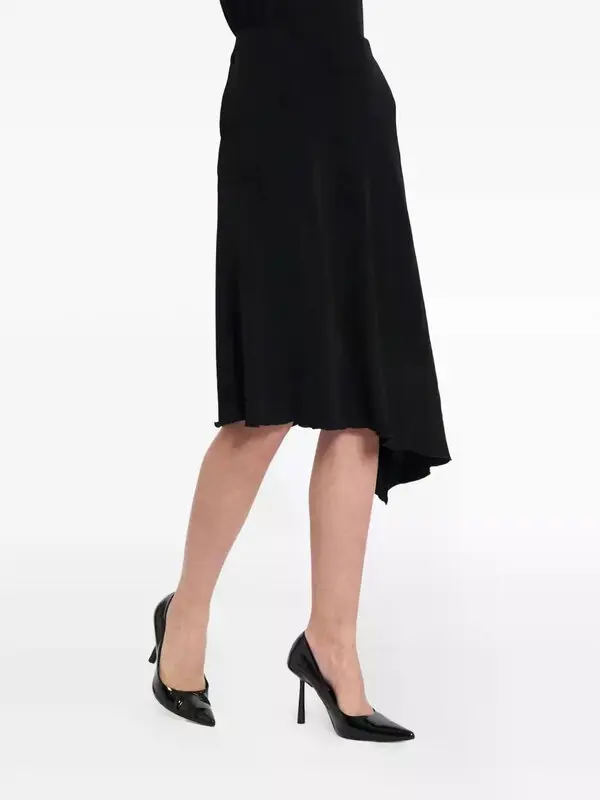 Emporio Armani 2000s Asymmetric Midi Skirt