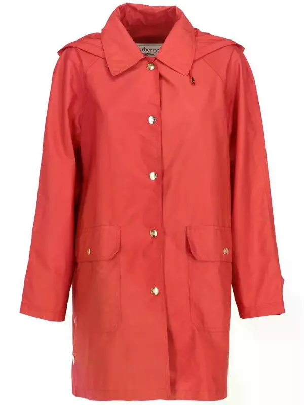 Burberry 1980s Hooded Trench Coat