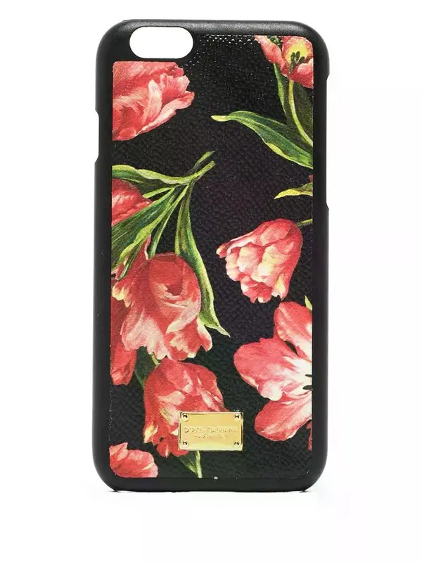 Dolce & Gabbana Floral-print Iphone 6 Phone Case - Black