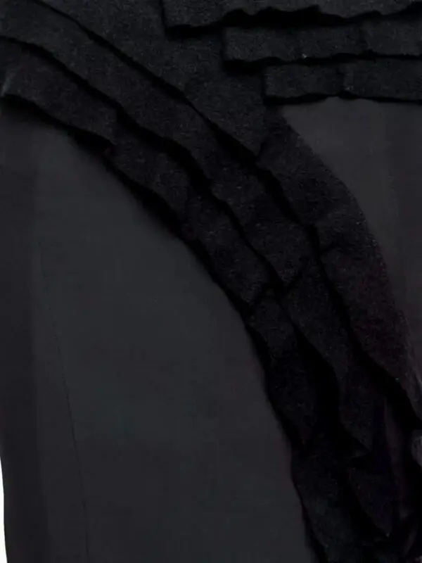 Emporio Armani 2023 Ruffle-trim Skirt