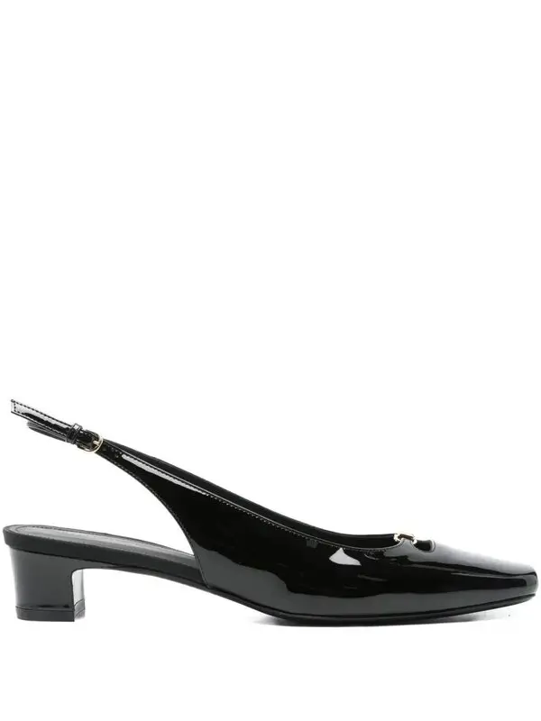 FERRAGAMO 40mm Cut-out Slingback Pumps